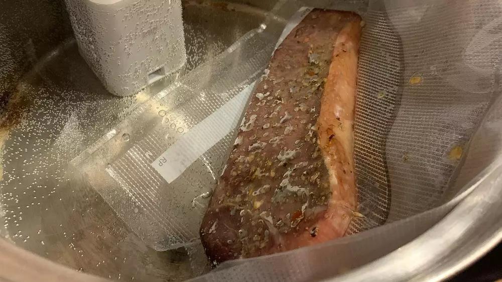 Sous-vide elduð steik