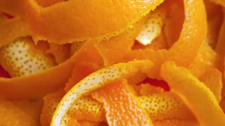 cascas de laranja