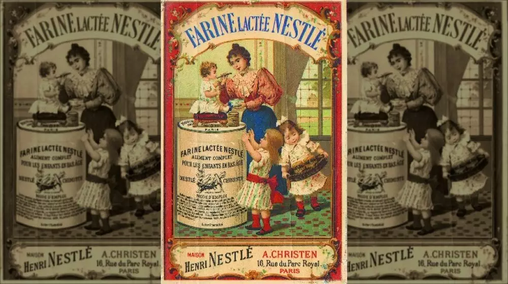 vintage Nestle-reklame