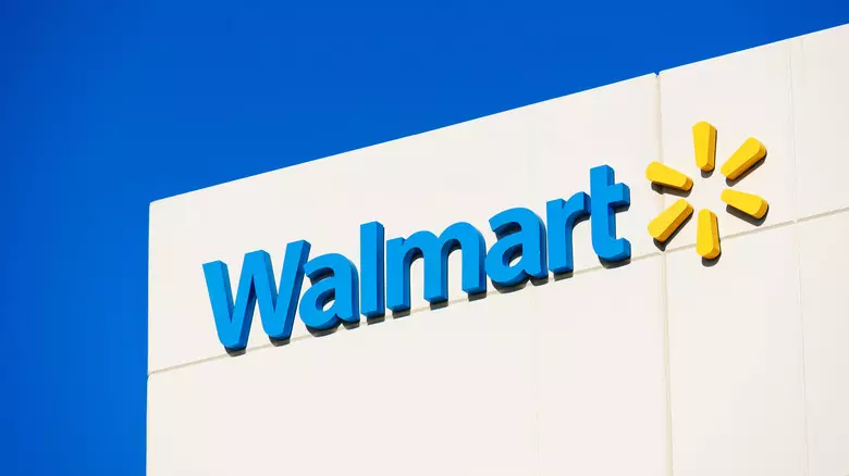 Walmart logotyp och skylt