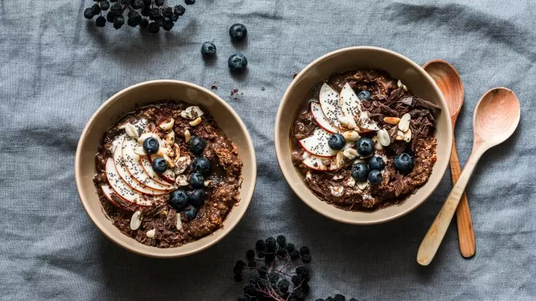 oatmeal coklat