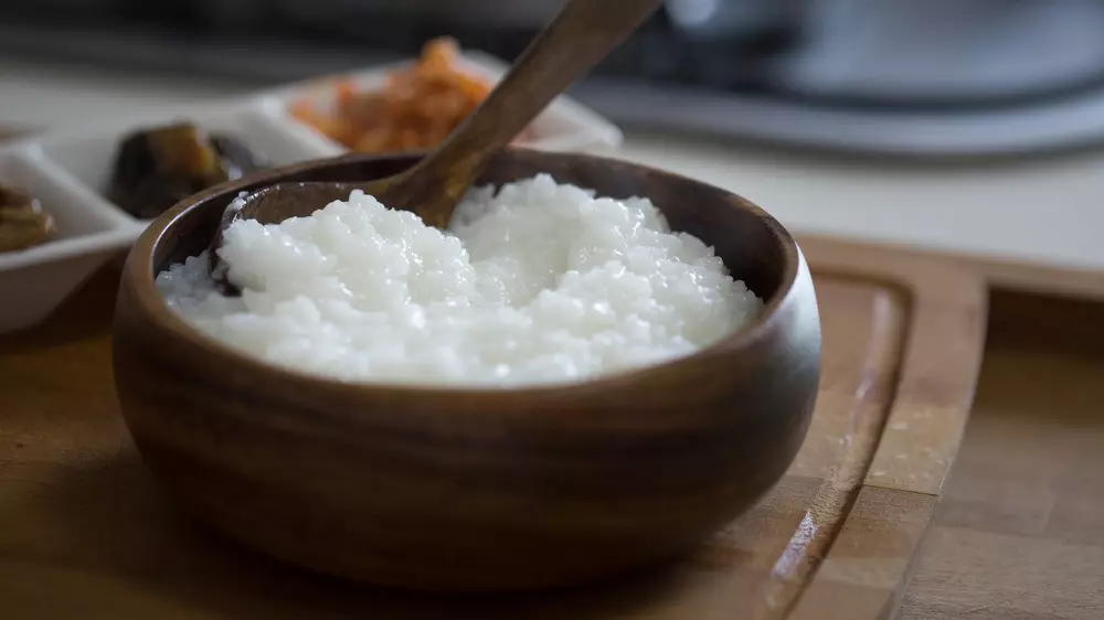 Rice Porridge an enger Schossel