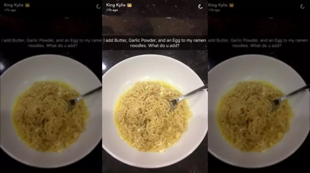 Tagliatelle ramen di Kylie Jenner