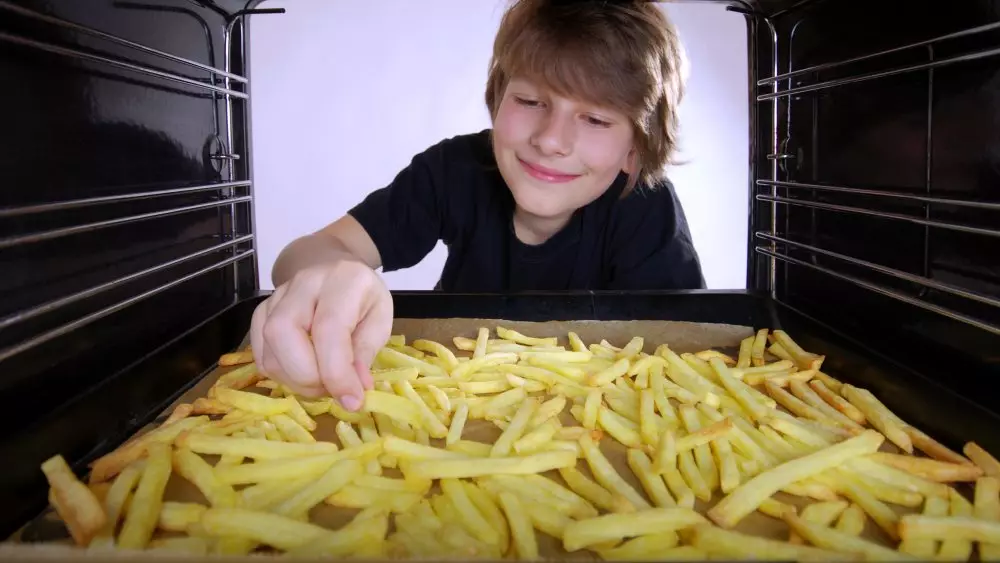 papas fritas en el horno