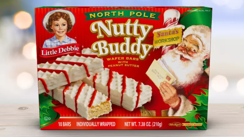 Schachtel North Pole Nutty Buddy Riegel