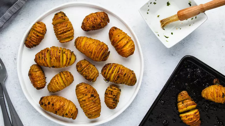 patates molestes en un plat