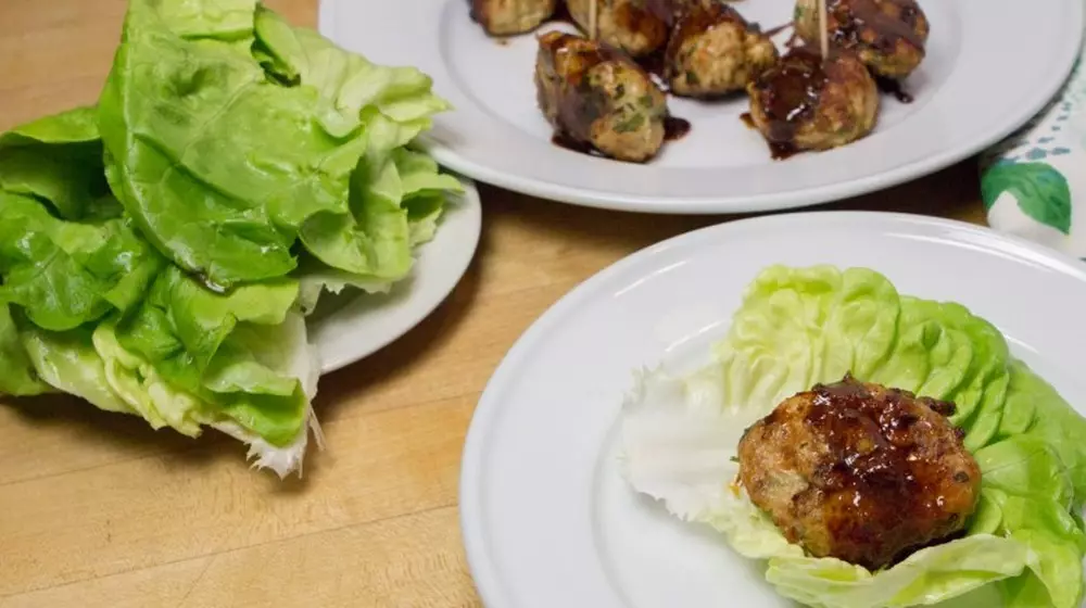 chicken meatballs ne soy glaze