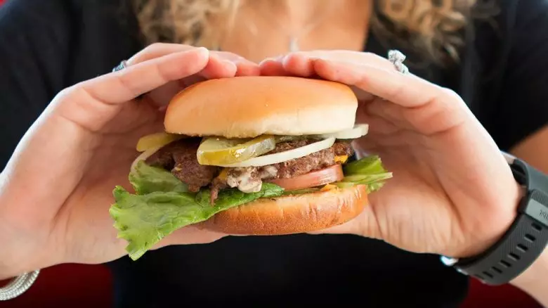 Steak Shake burger