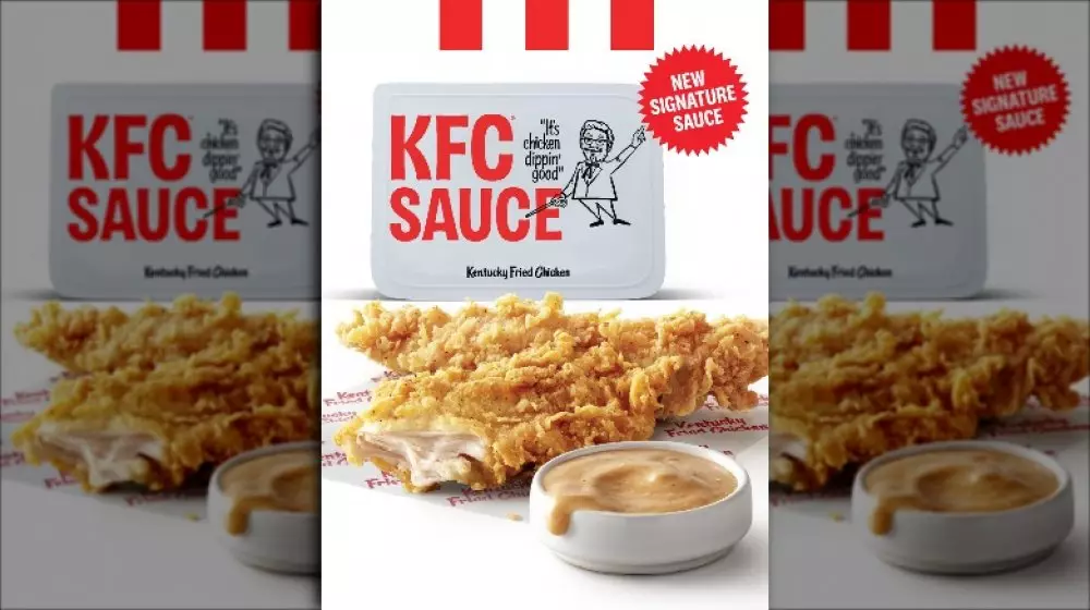 tenderler bilen täze KFC sousy