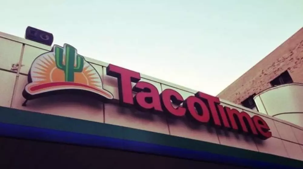 Napis restavracije TacoTime