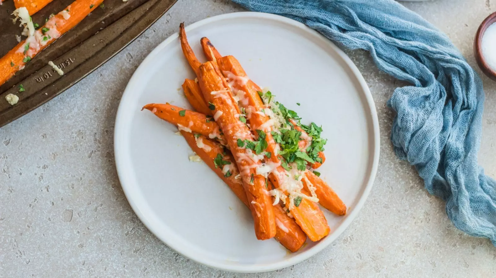 Parmesaan geroosterde wortels resep