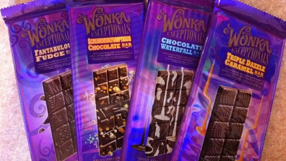 willy wonka exceptionals bonbon wrappers