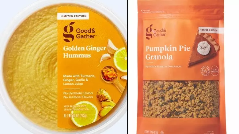 Sprioc hummus ginger, granola pie pumpkin