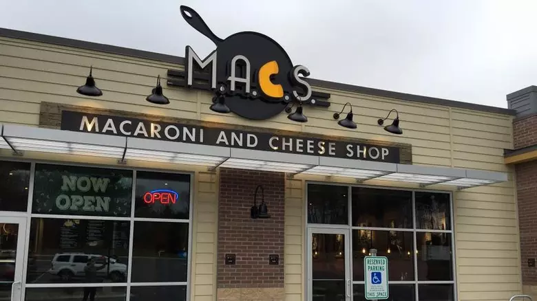 MACS makaróni- és sajtbolt Wisconsin Dellsben