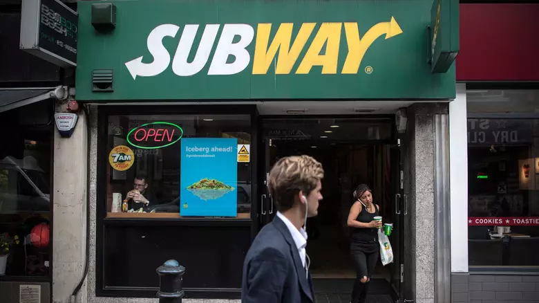 Subway storefront