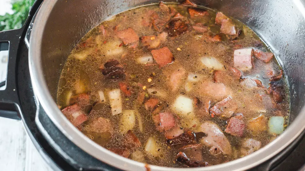 Zutaten von Zuppa Toscana im Instant Pot