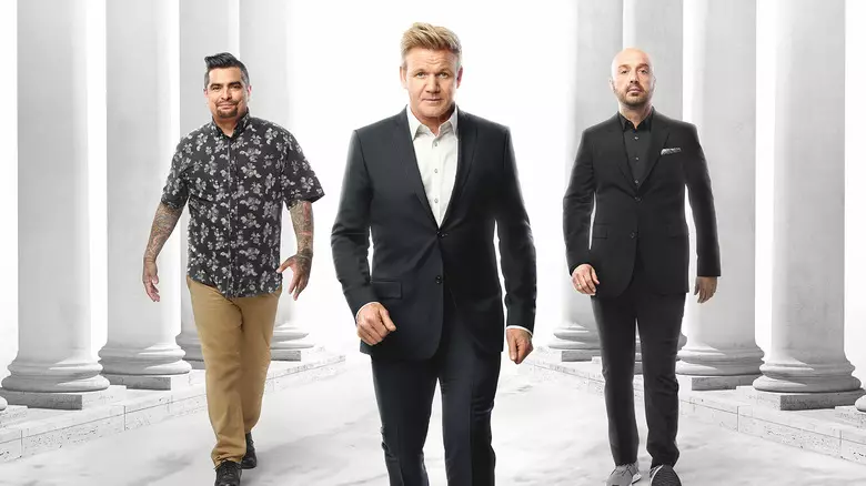 MasterChef: Legends jutges Aaron Sanchez, Gordon Ramsay i Joe Bastianich