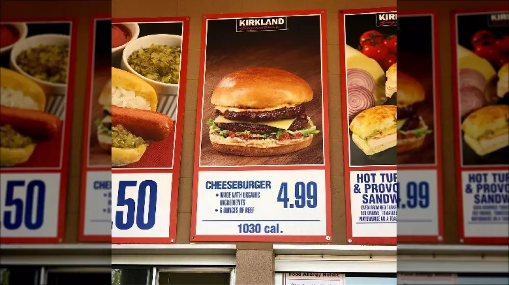 Costco cheeseburger